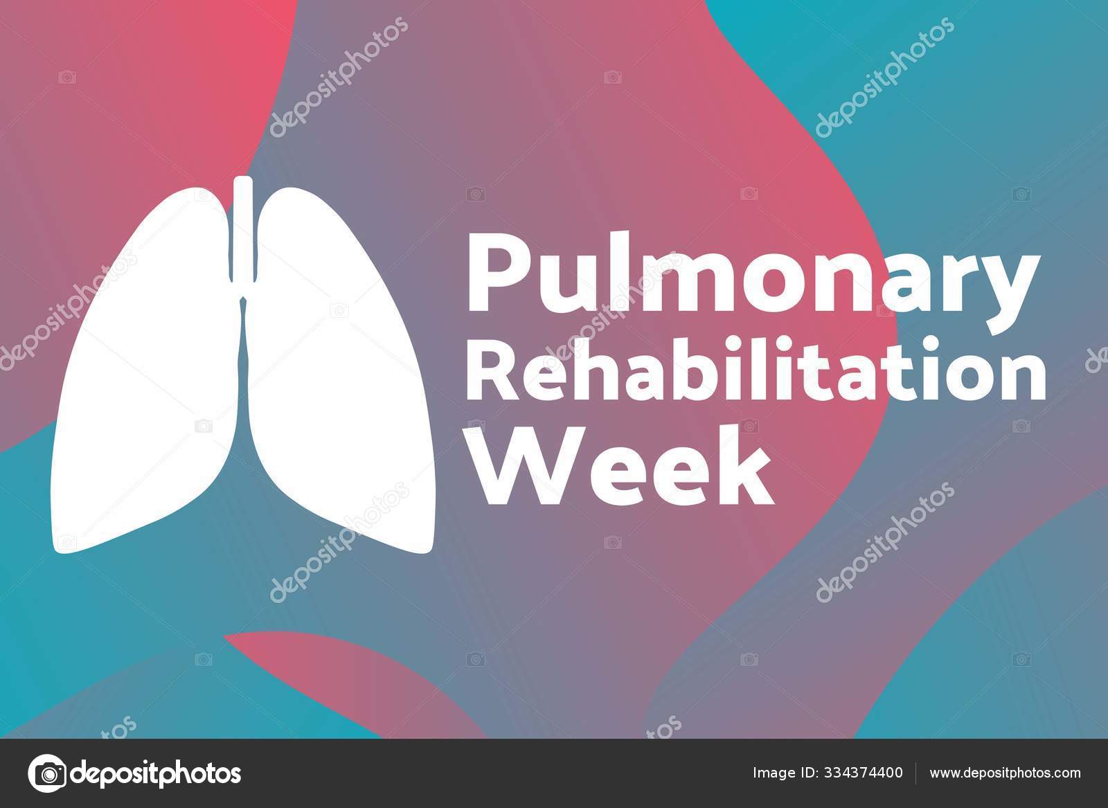 Pulmonary Rehabilitation Week concept. Template for background, banner ...