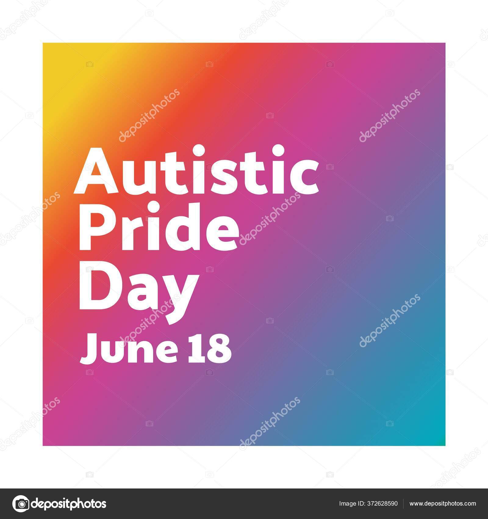 Autistic Pride Day. June 18. Holiday concept. Template for background ...