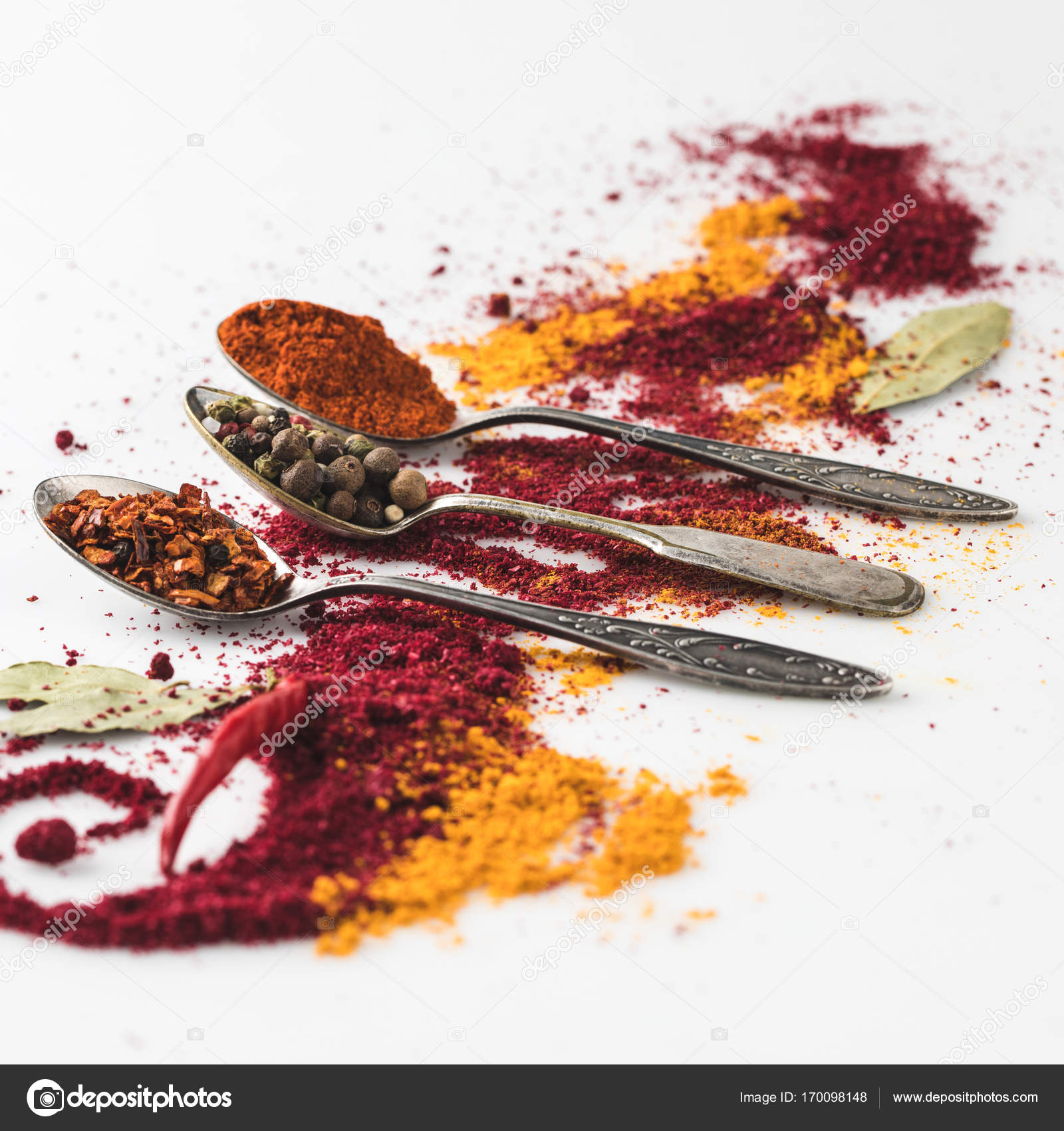 Beautiful spices composition — Stock Photo © AntonMatyukha #170098148