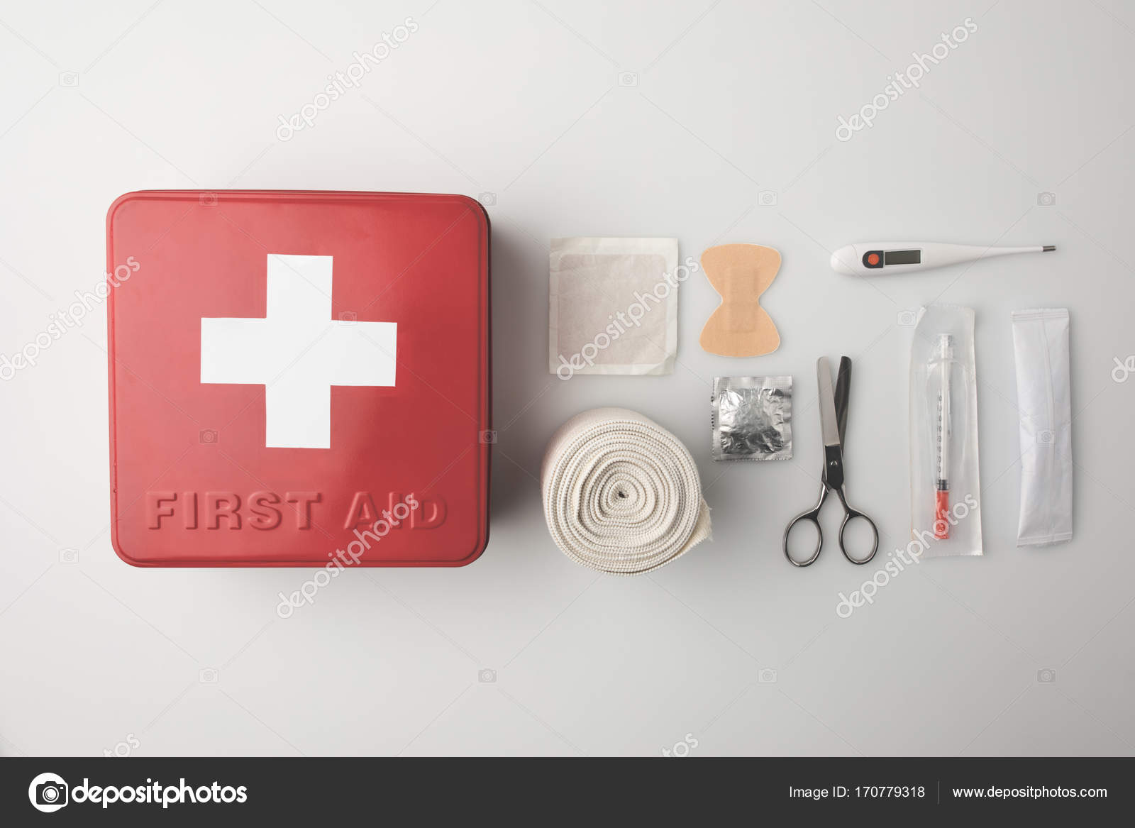 First-aid kit Stock Photo by ©AntonMatyukha 170779318