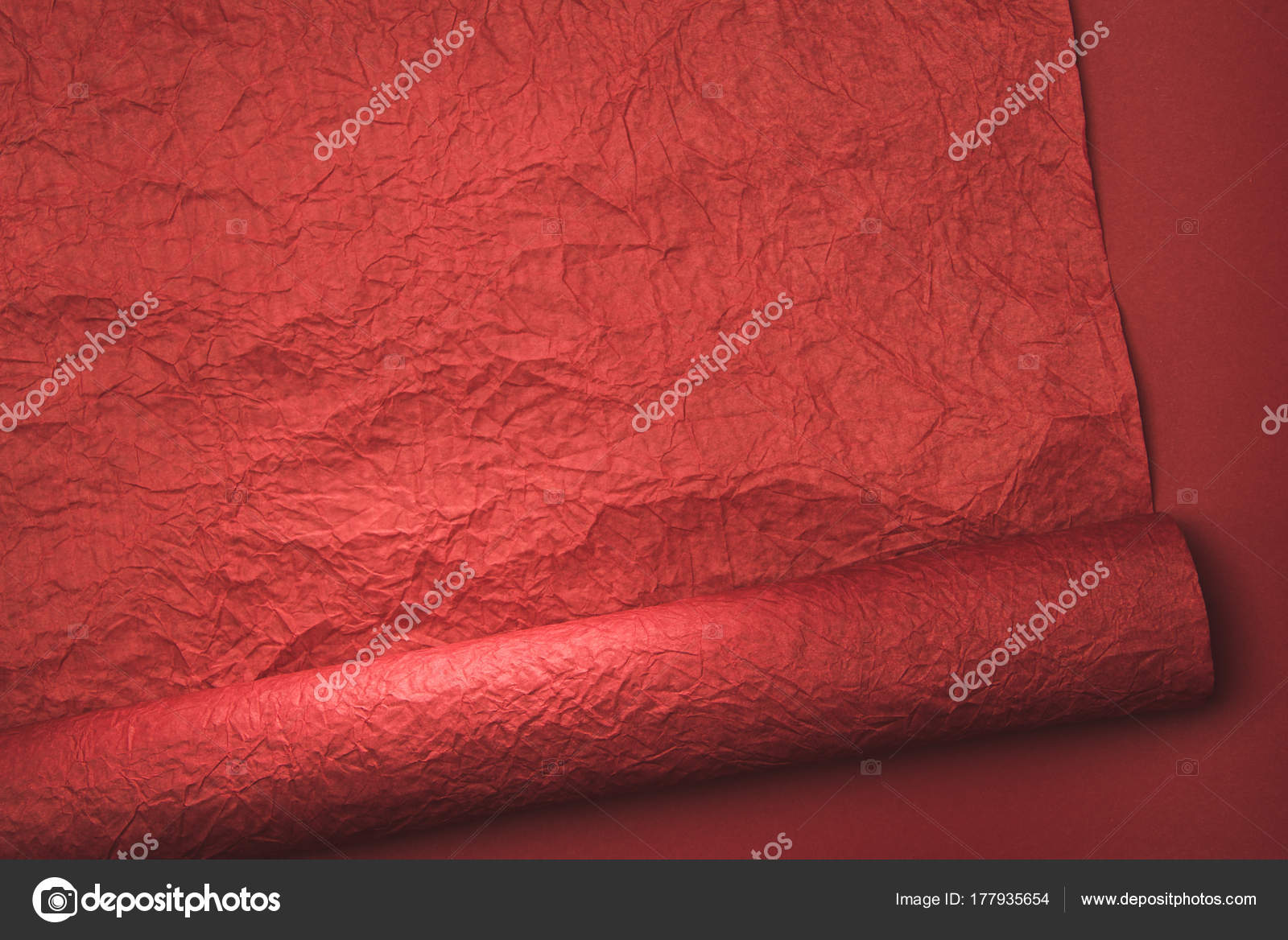 Close View Red Wrapping Paper Texture Stock Photo by ©AntonMatyukha ...