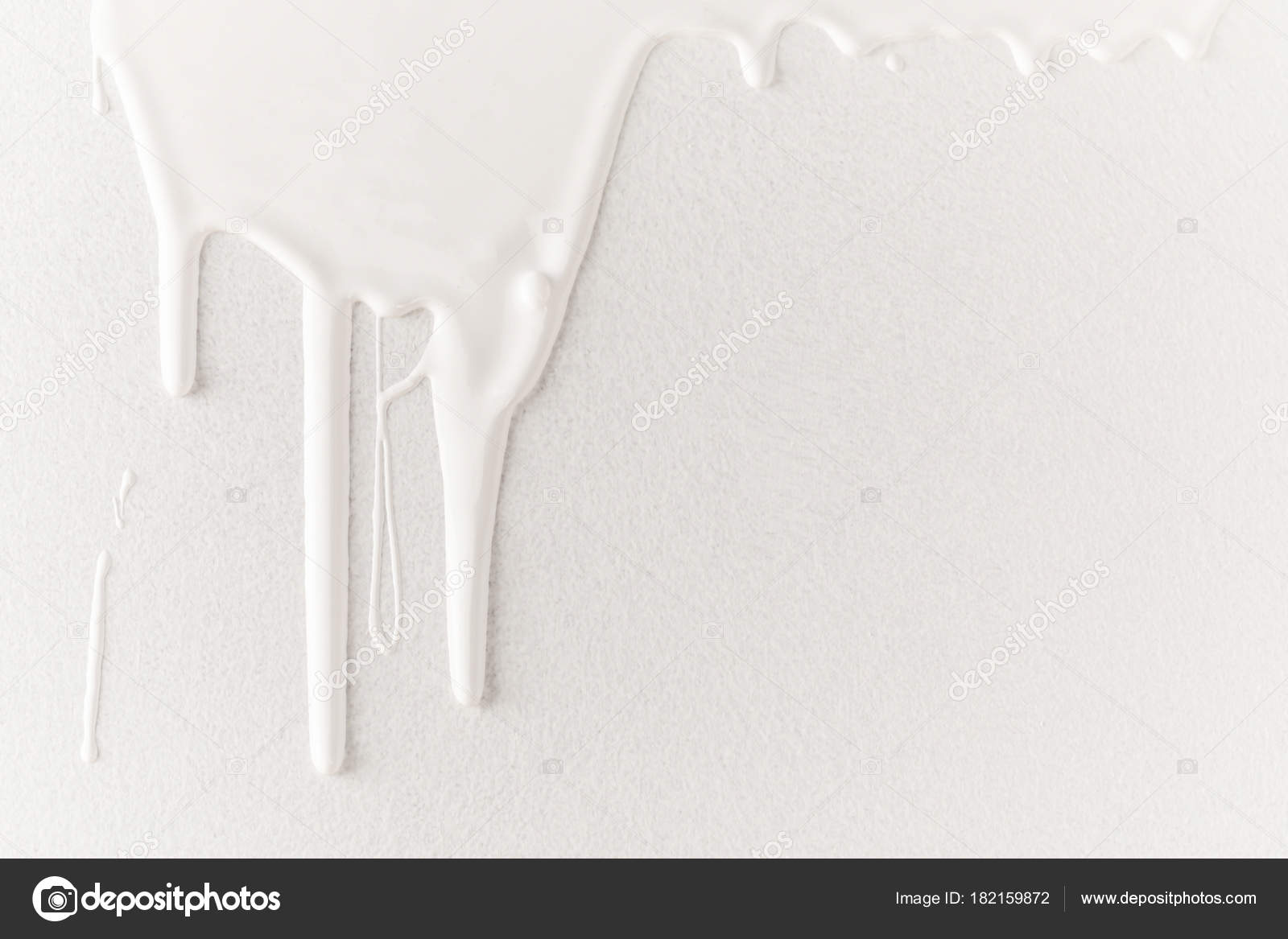 White Dripping Paint White Surface Stock Photo by ©AntonMatyukha 182159872