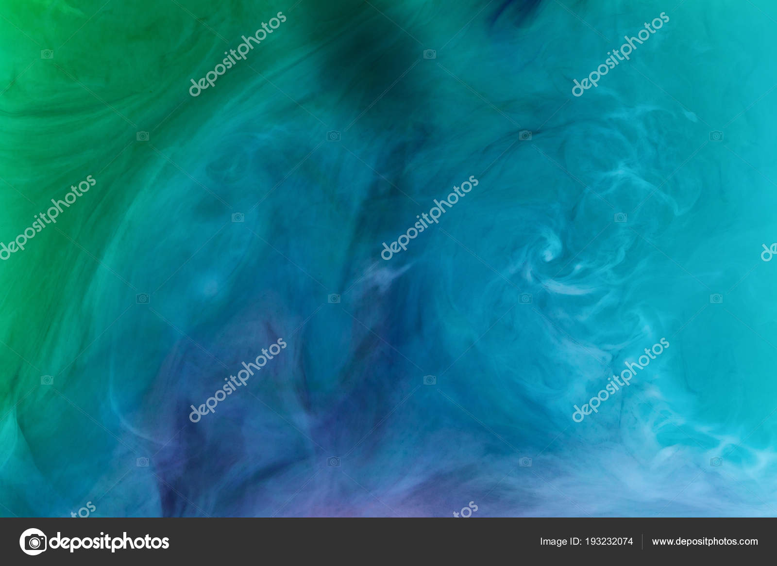 Creative Texture Blue Green Flowing Paint Stock Photo by ©AntonMatyukha ...