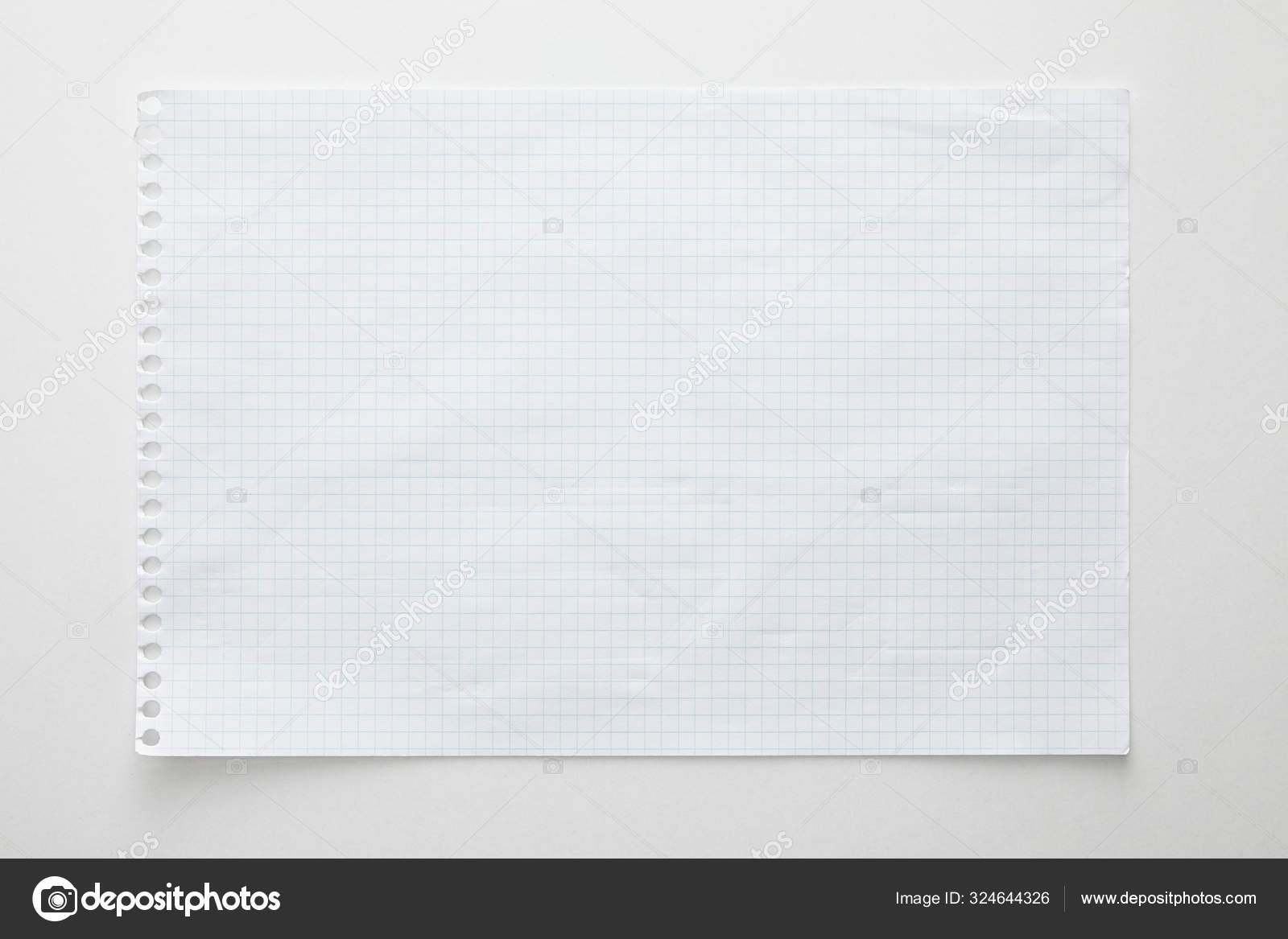 Top View Empty Paper White Background — Stock Photo © AntonMatyukha ...