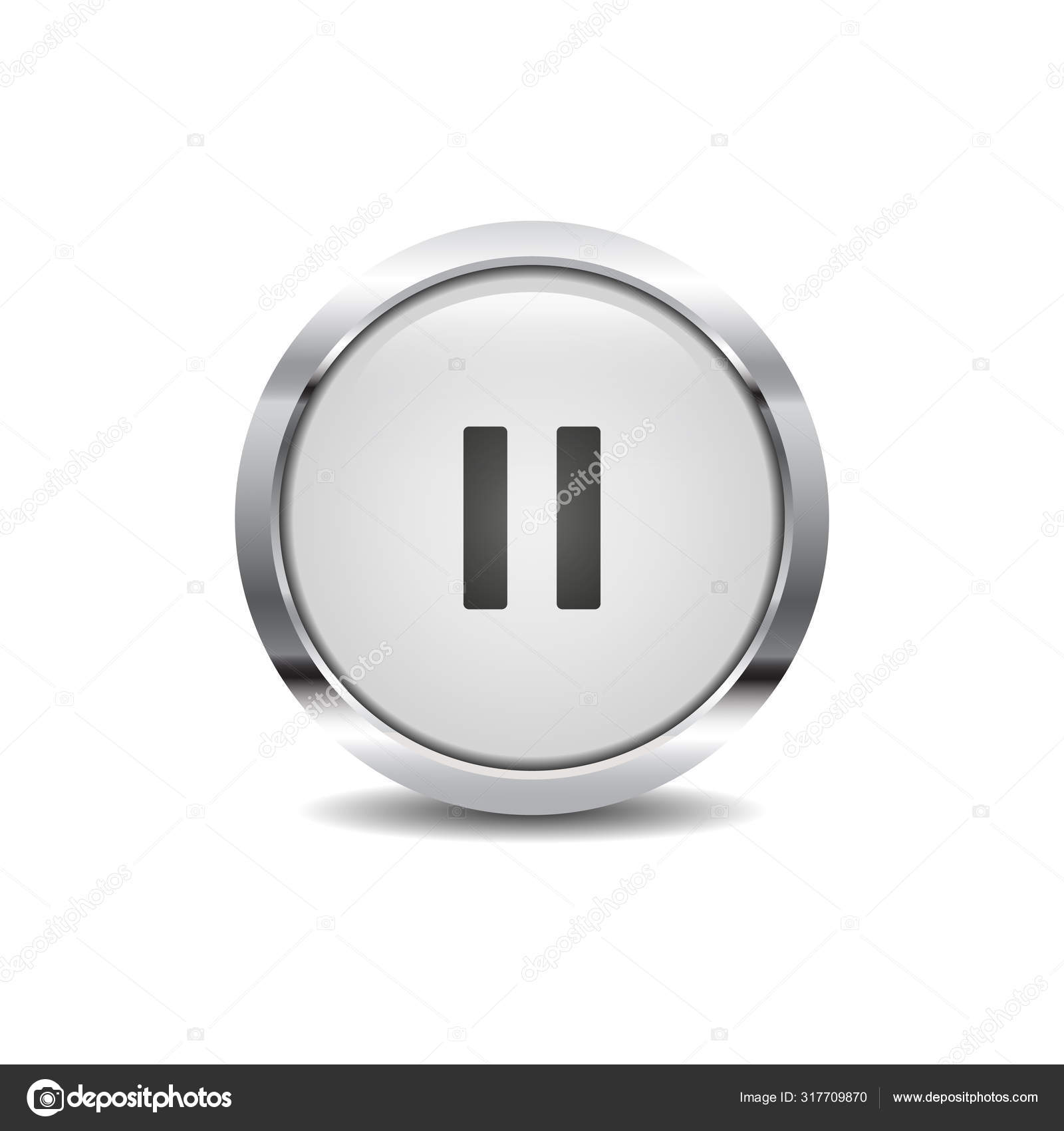 Pause Taste Clipart Pause Button Stock Vektorbilder | Depositphotos