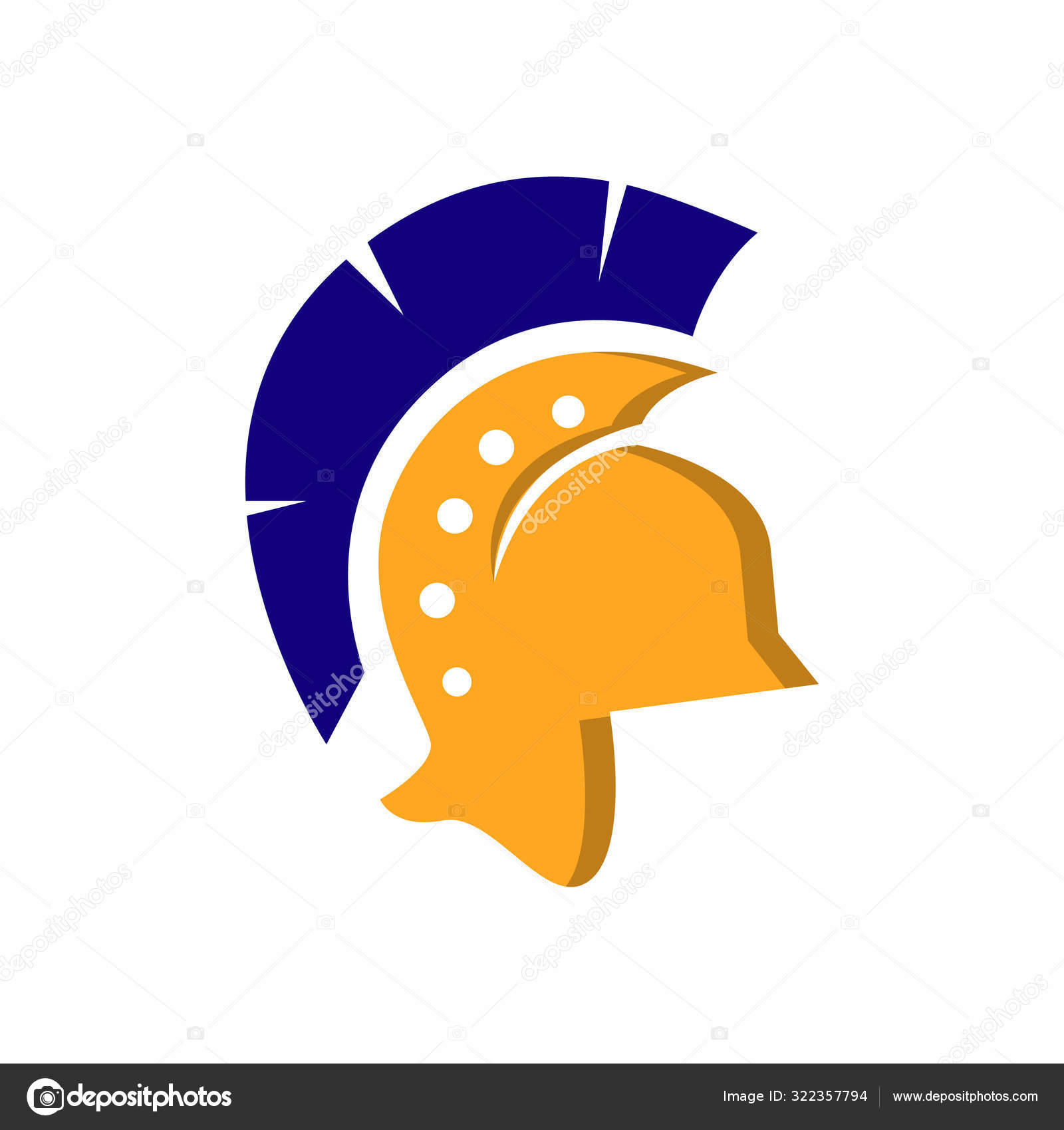 Blue Spartan Logo