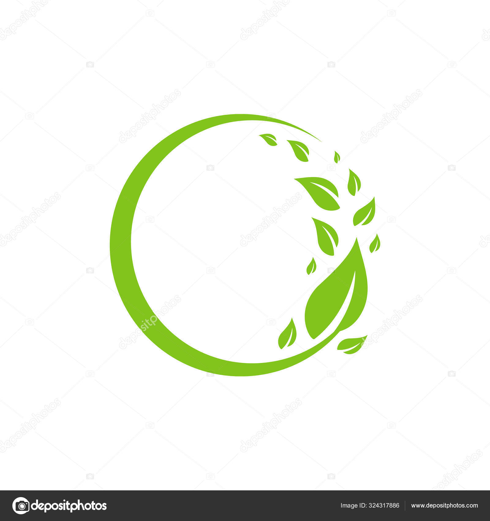 Round Flower Logo Floral Circle Logo Vector Art, Icons, And Graphics