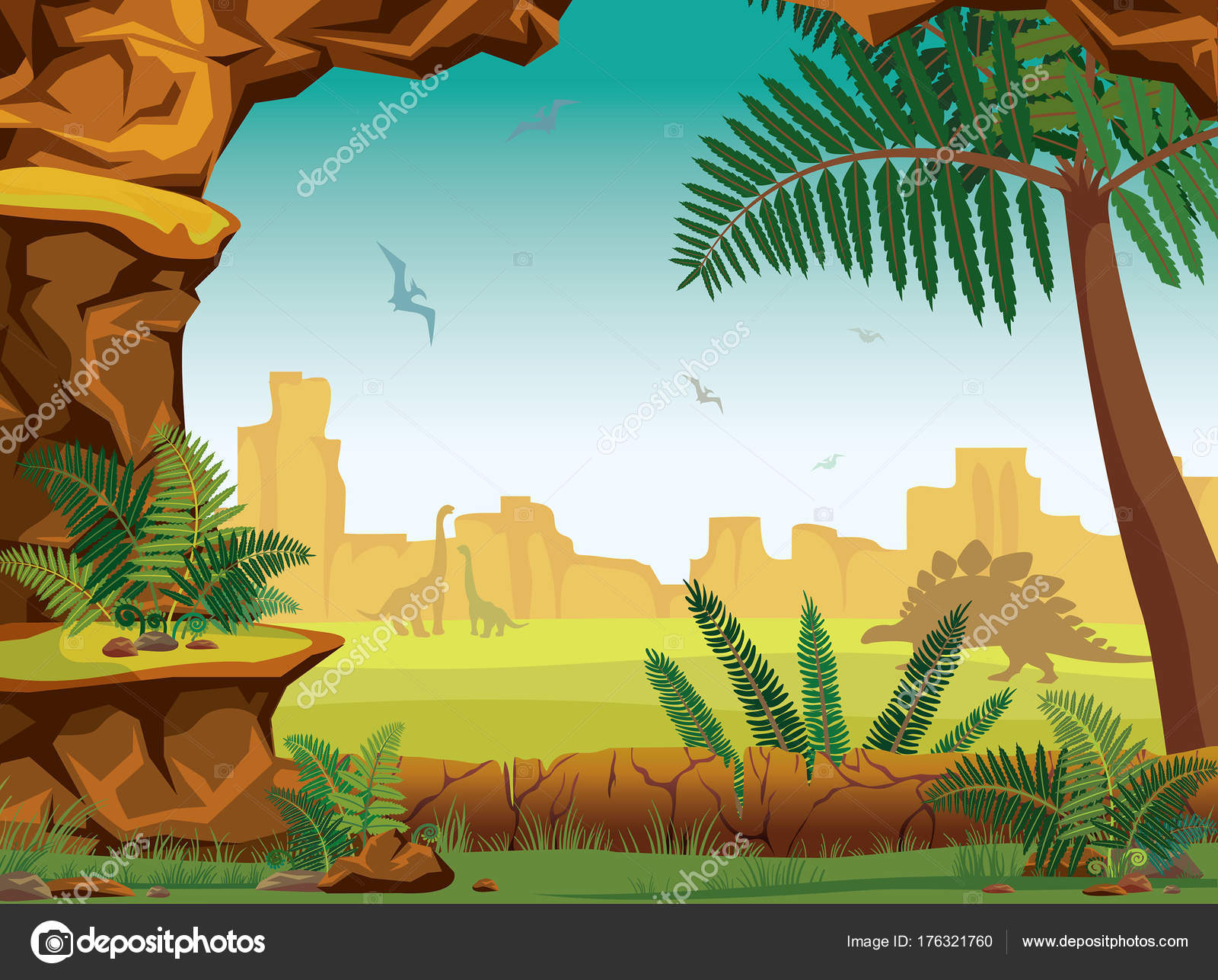 Prehistoric Landscape Background