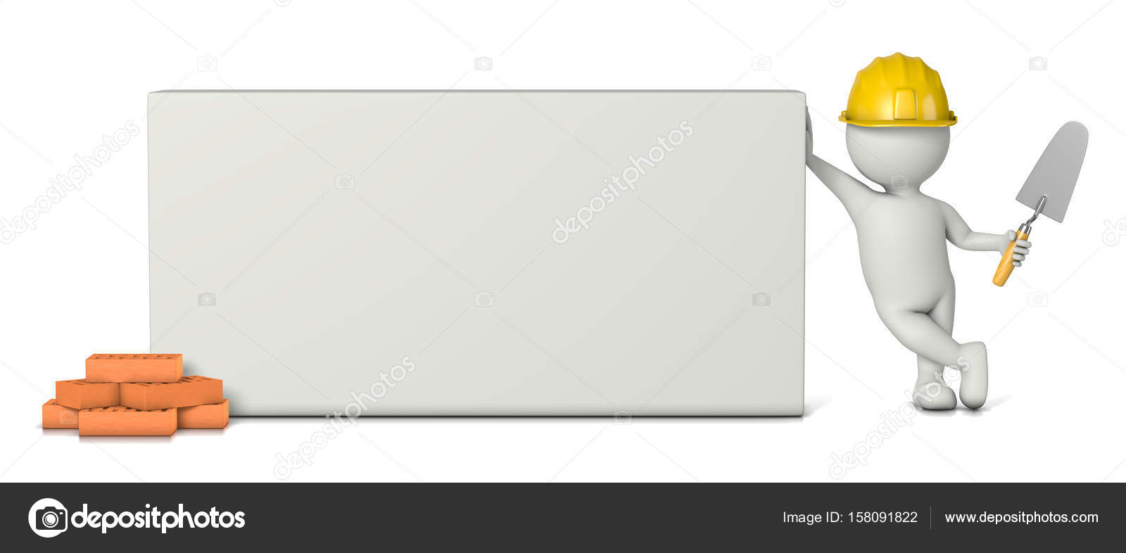 Bricklayer Illustration Construction Concept Stock Photo by ©mrgao ...