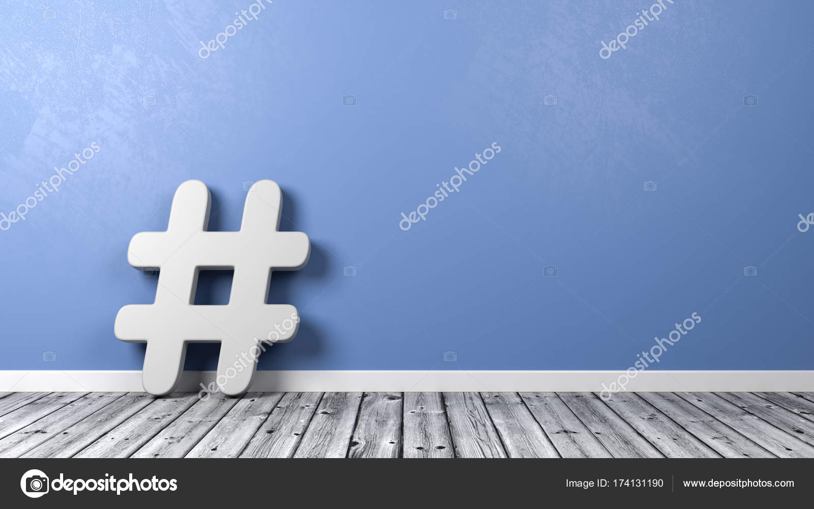 Hash Symbol with Copyspace — Stock Photo © mrgao #174131190