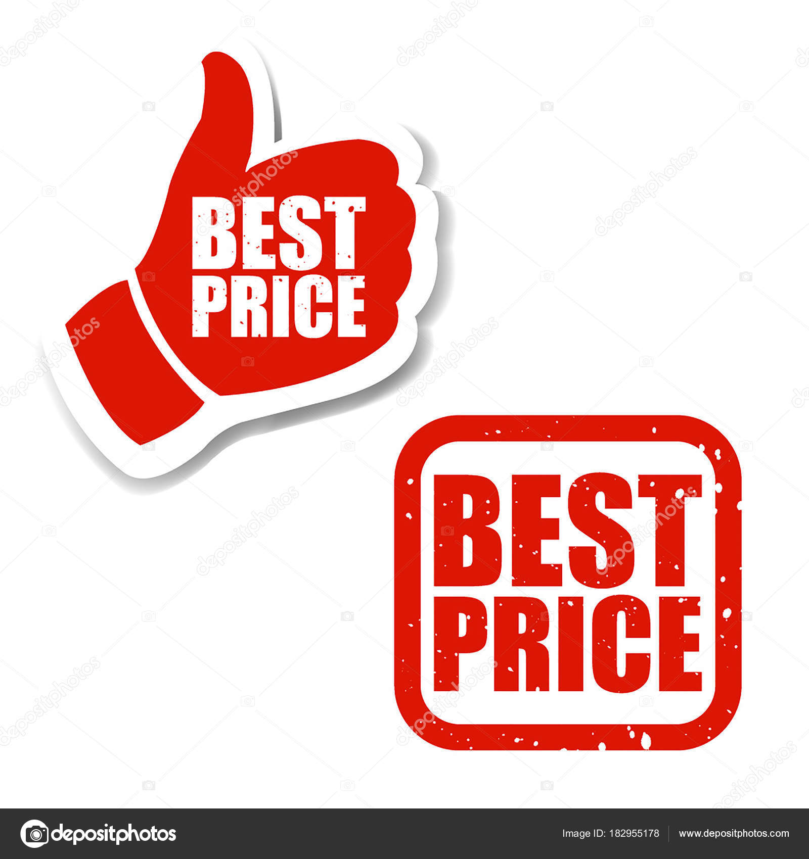Best Price Sign Gradient Mesh Vector Illustration — Stock Vector ...
