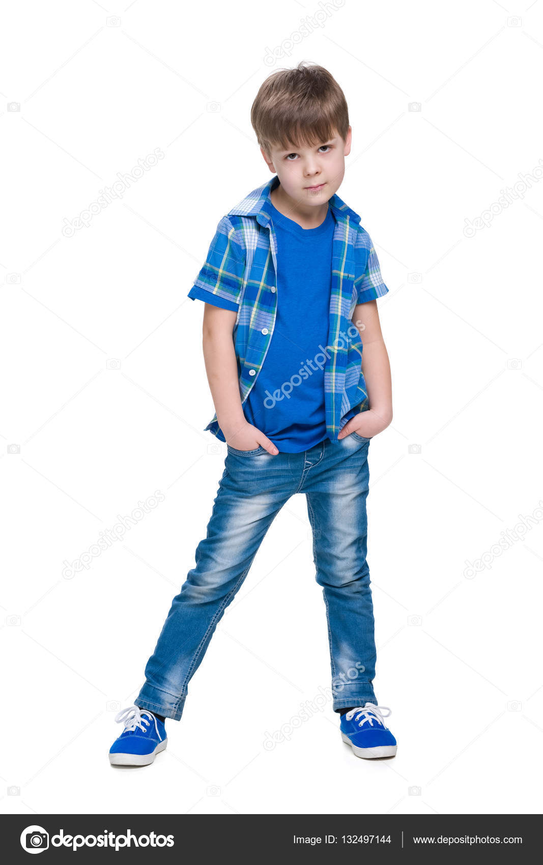 Serious little boy Stock Photo by ©SergiyN 132497144