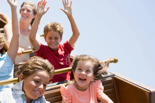 Roller coaster kids Stock Photos, Royalty Free Roller coaster kids ...