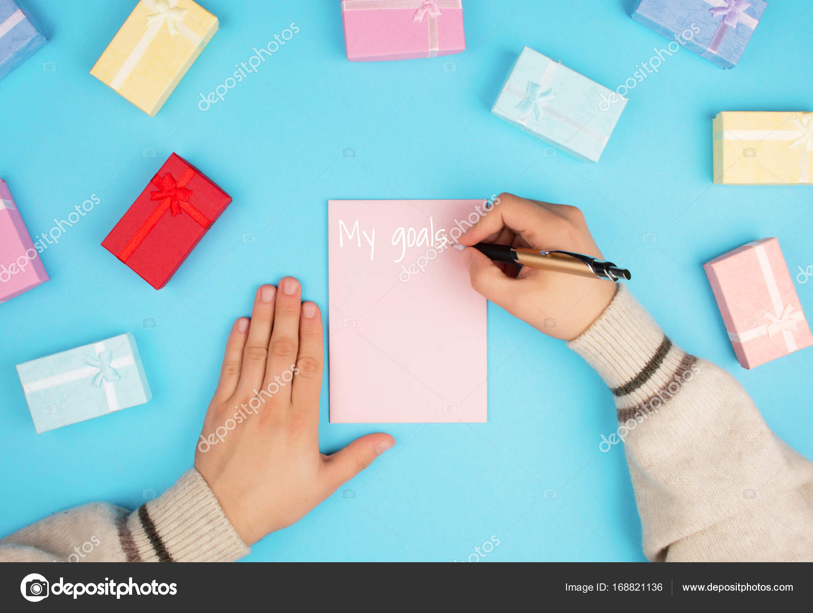 Hands holding a small box. Stock Photo by ©niekrasova 168821136