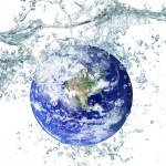 Planet Earth, splashing into water. Stock Photo by ©Pixelchaos 44818547