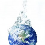 Planet Earth, splashing into water. Stock Photo by ©Pixelchaos 44818547