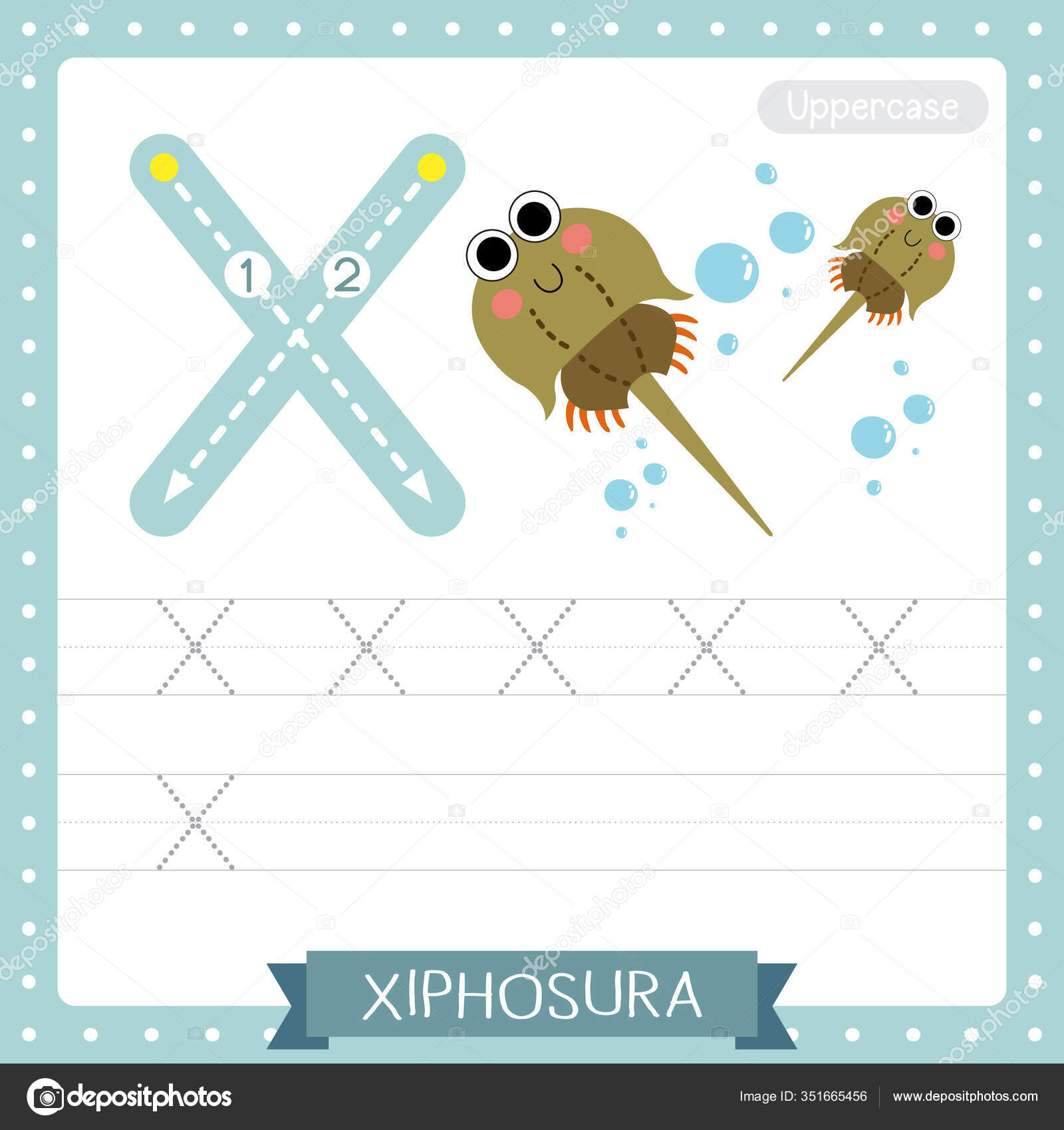 Letter Uppercase Cute Children Colorful Zoo Animals Abc Alphabet ...