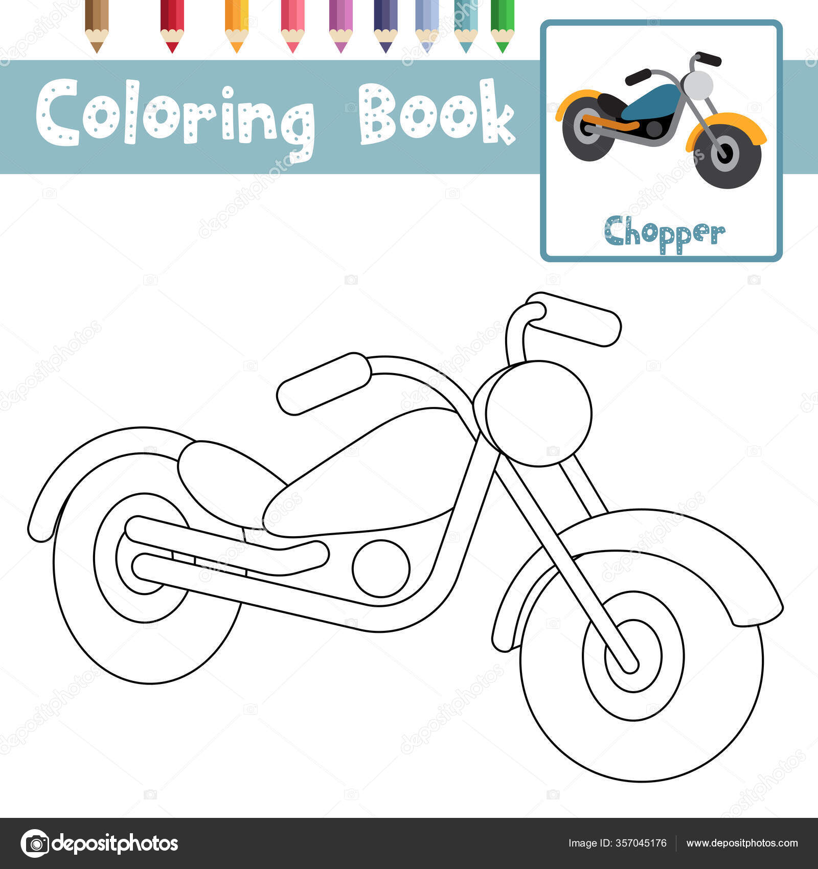 Choppers Coloring Pages