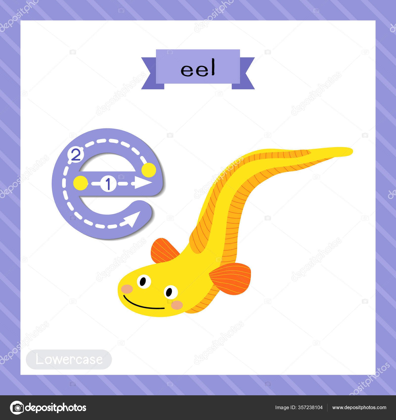 Letter Lowercase Cute Children Colorful Zoo Animals Abc Alphabet ...