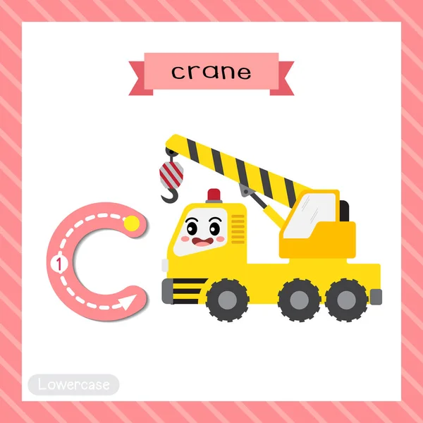 Letter Cute Children Colorful Transportations Alphabet Tracing ...