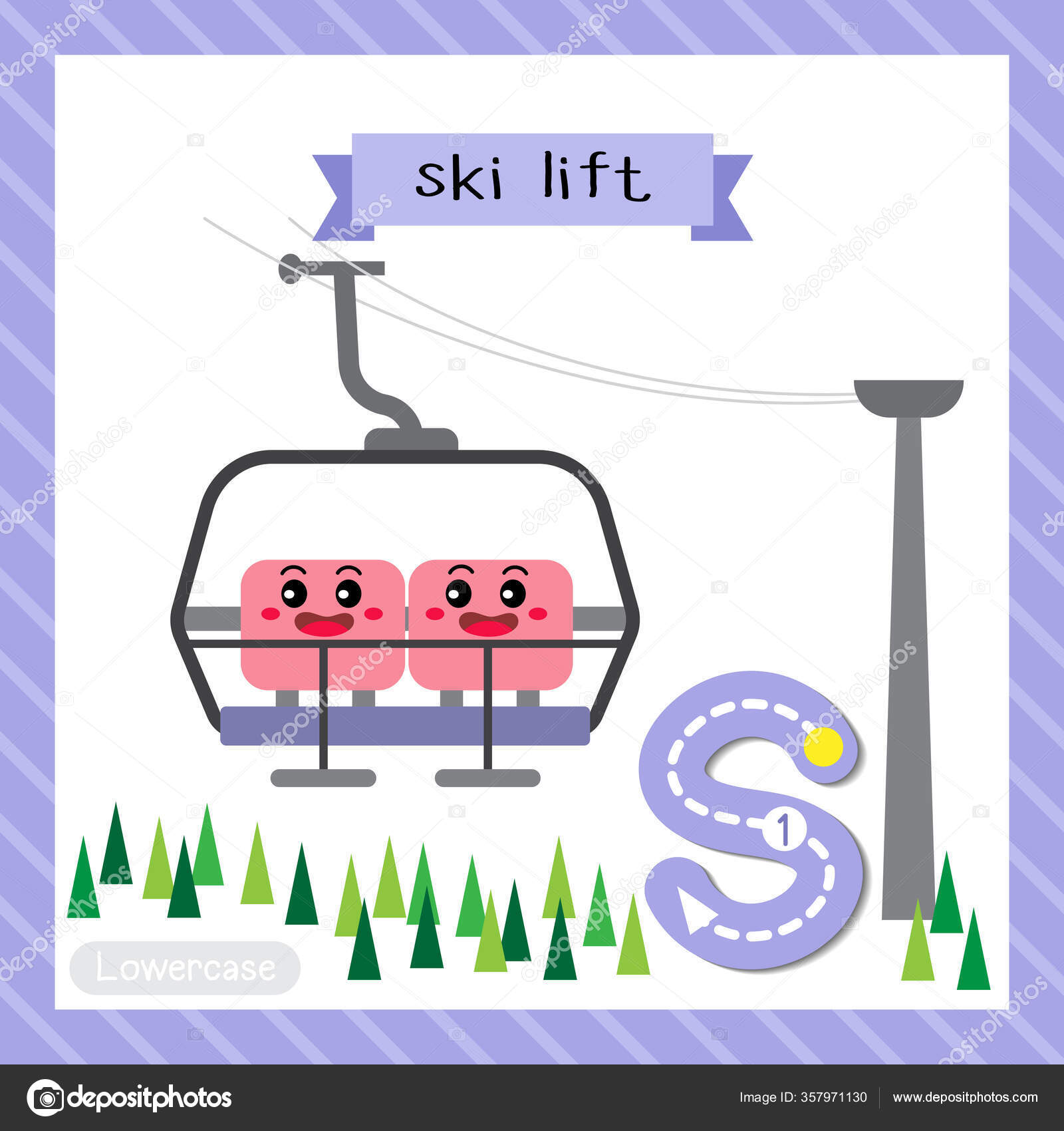 Letra Minúsculas Lindos Niños Transporte Colorido Abc Alfabeto Rastreo ...
