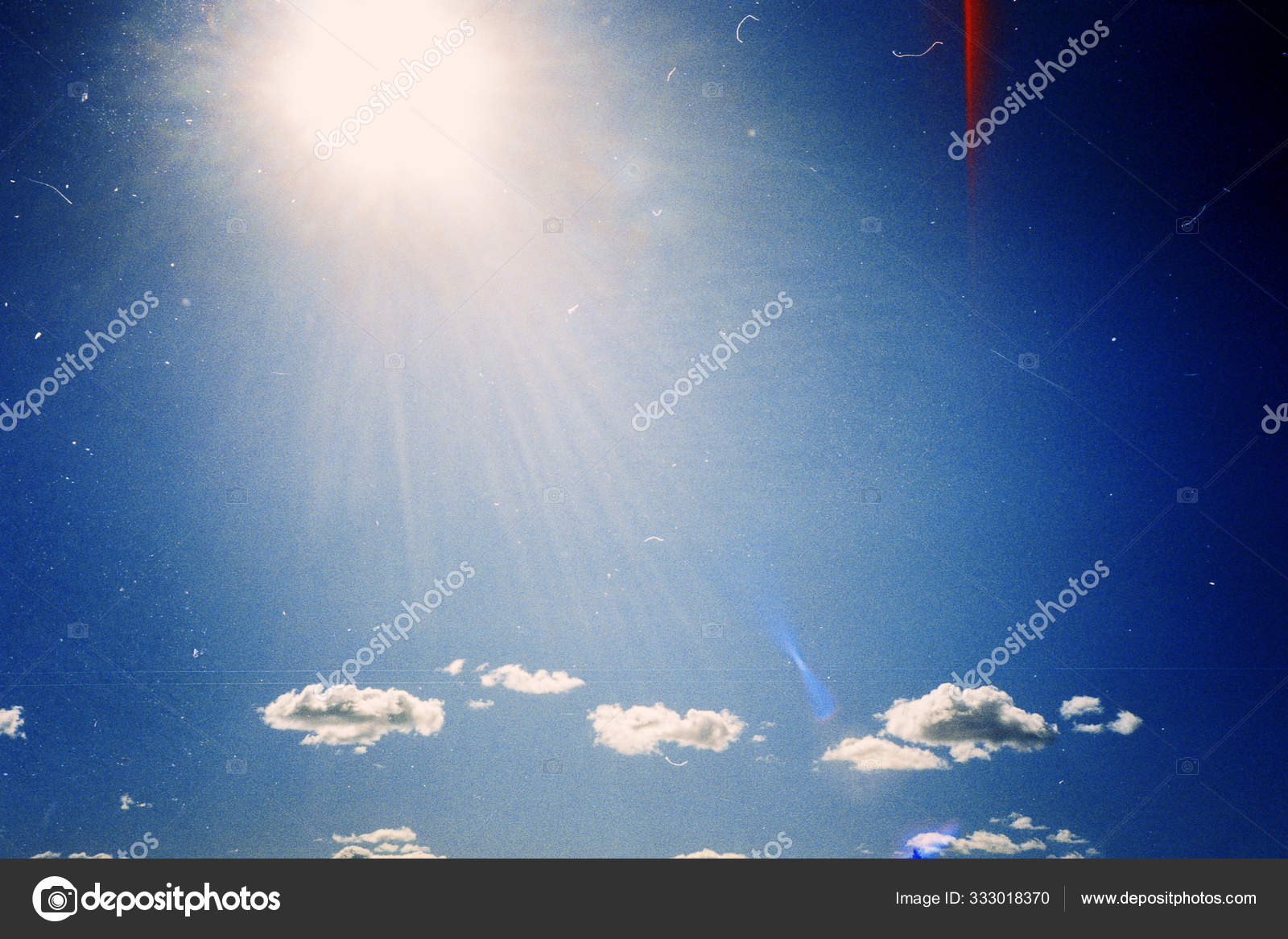 Sky With Sun Texture