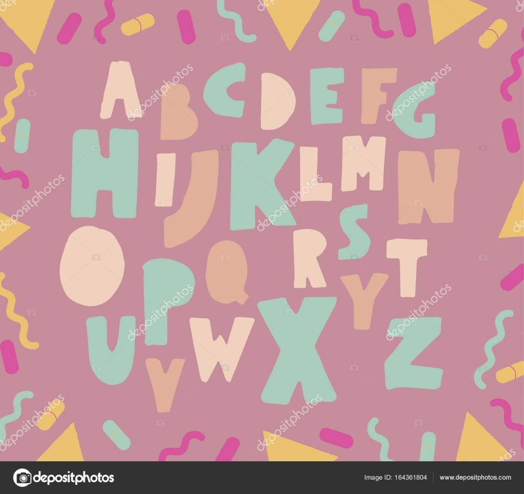 Paper cut pastel font Stock Vector Image by ©meowlina_meow #164361804