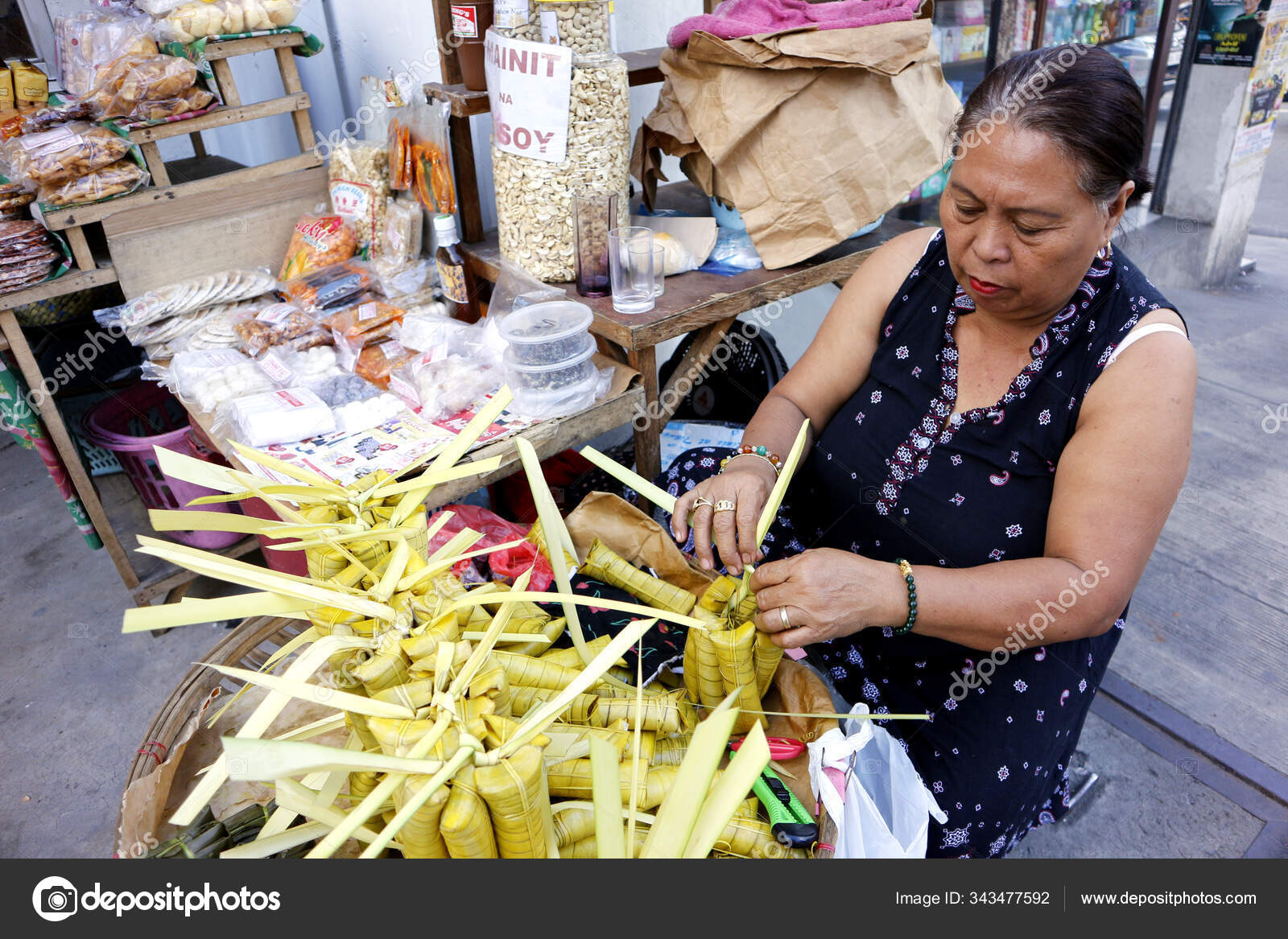 Filipino Market Vendor