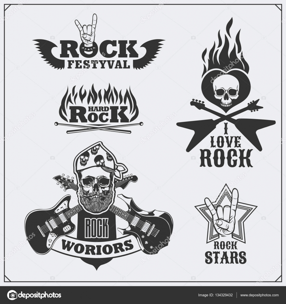 Rock N Roll Logo Design