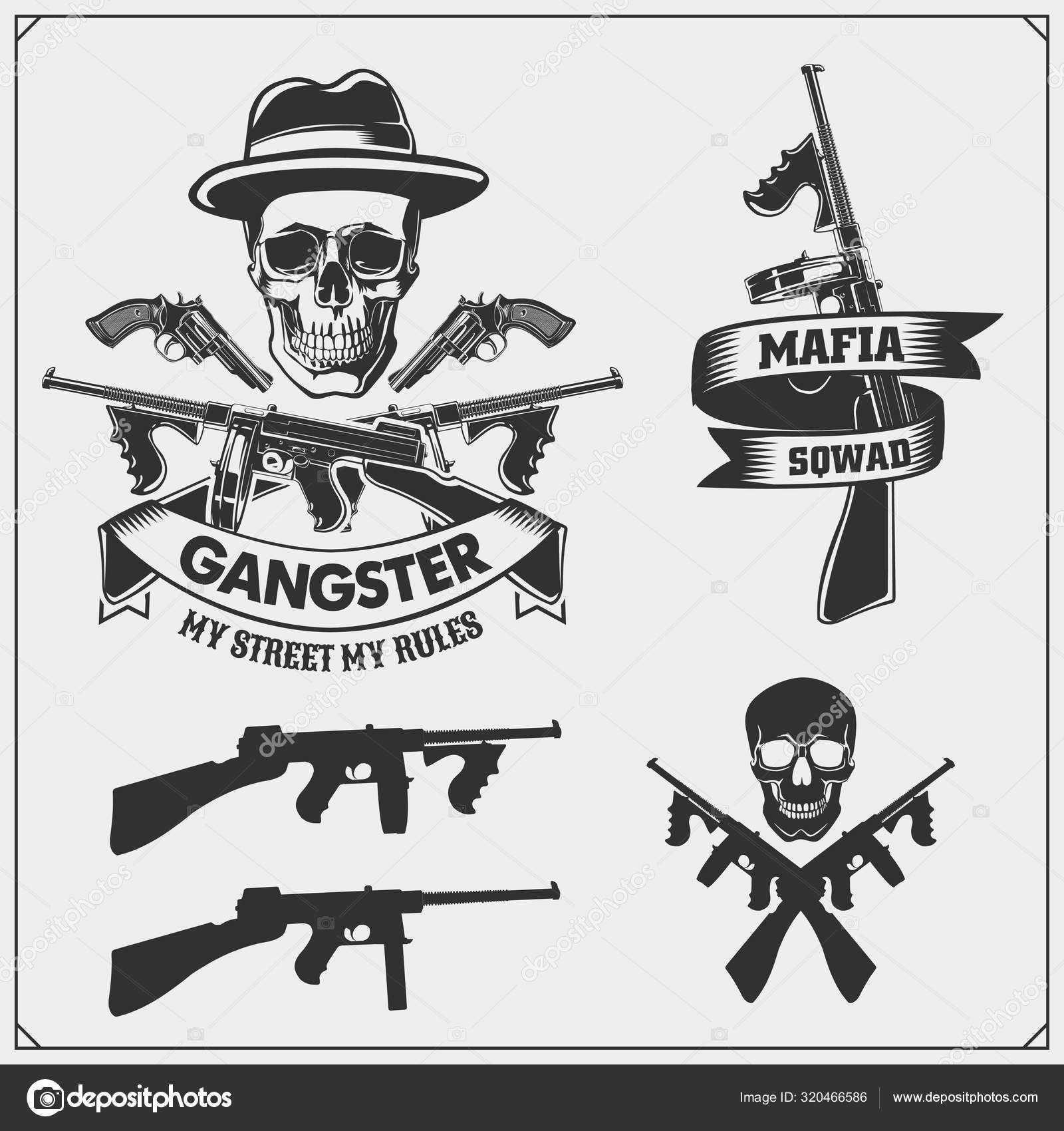 Symboles Des Gangs Folkloriques Ghost Club Gang Logo Design