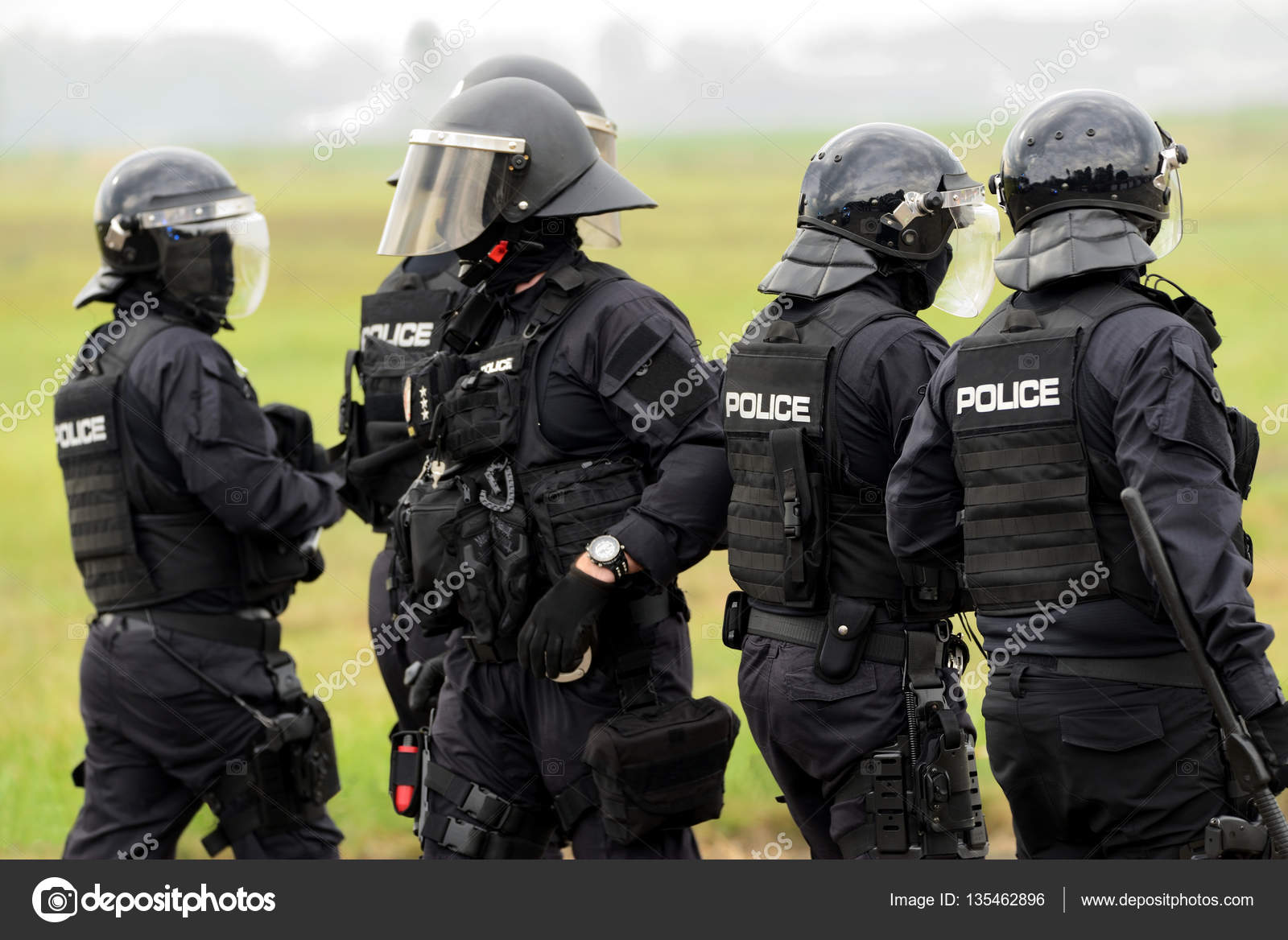 Police Officers In Action