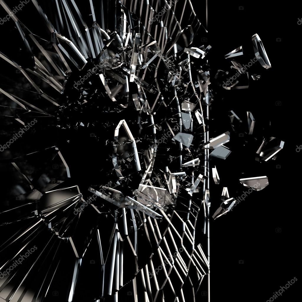 Glass Shards Falling