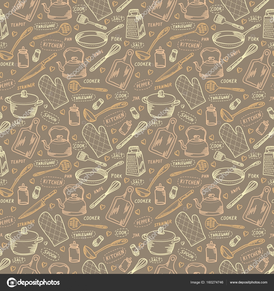 Kitchen Wallpaper Texture Seamless