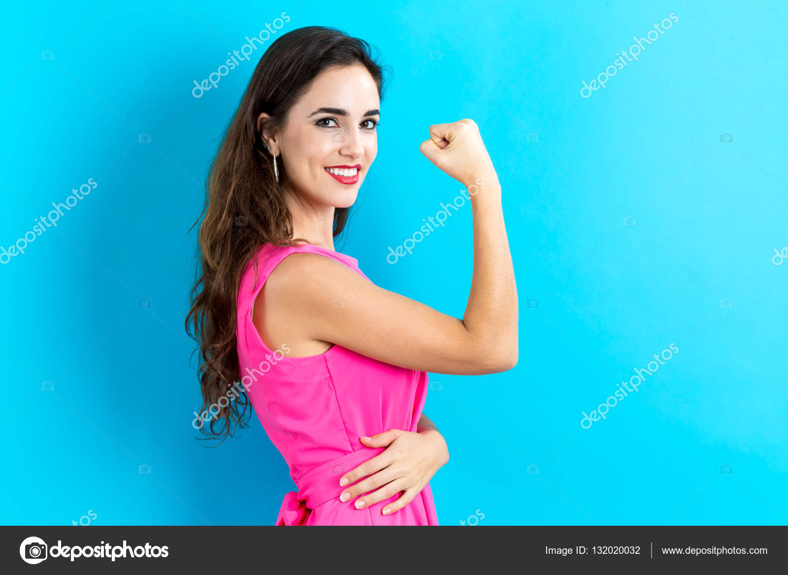 Powerful young woman — Stock Photo © Melpomene #132020032