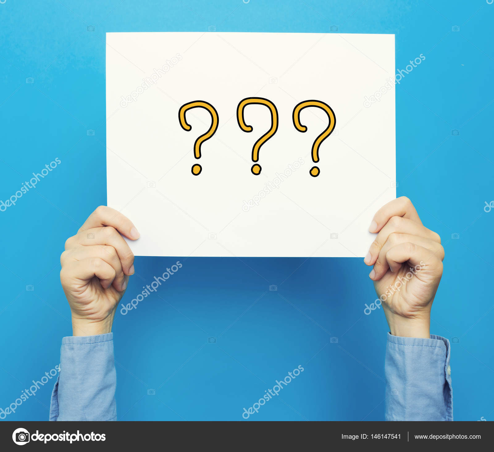 Question marks on white poster Stock Photo by ©Melpomene 146147541