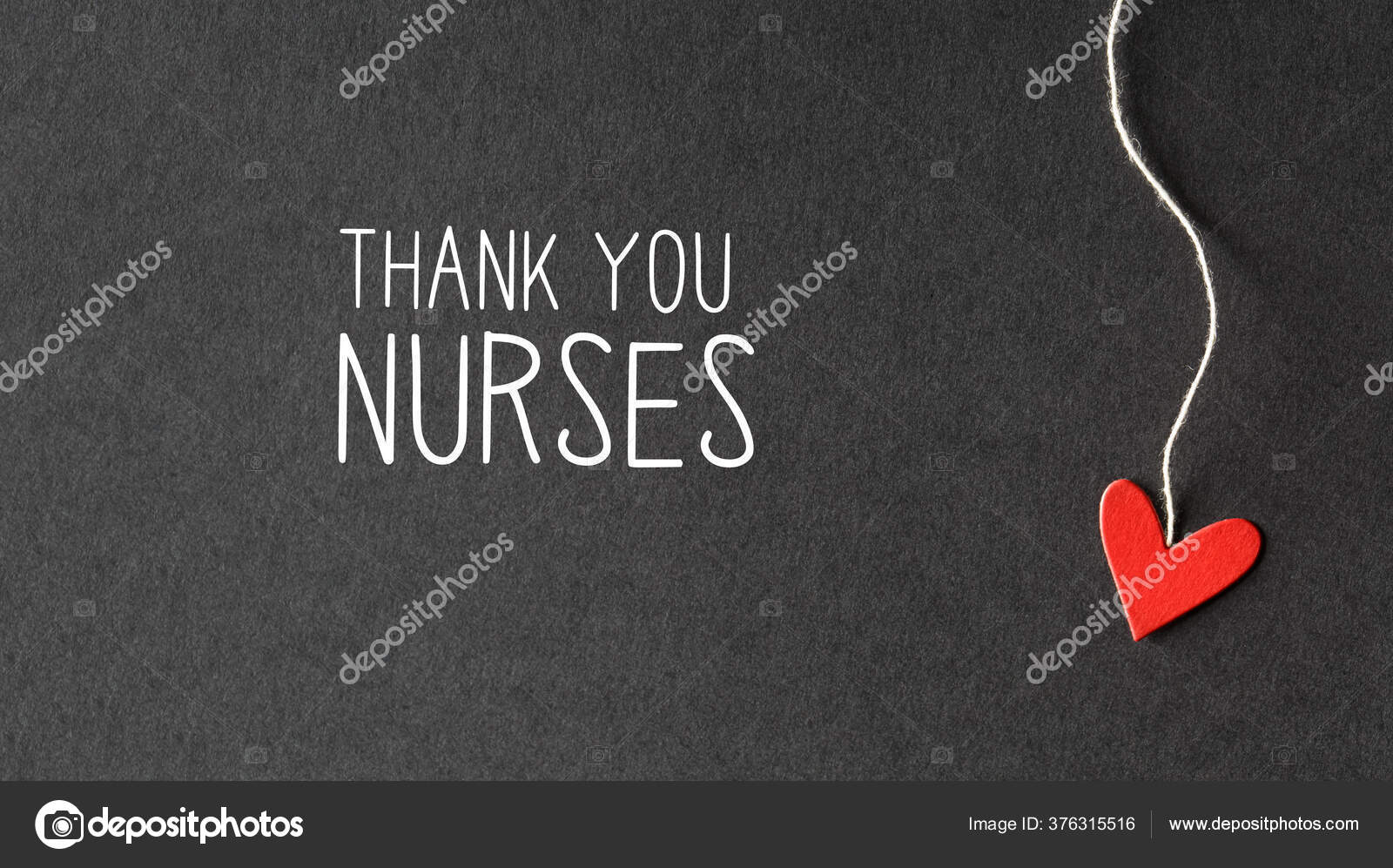Thank You Nurses message with paper hearts — Stock Photo © Melpomene ...