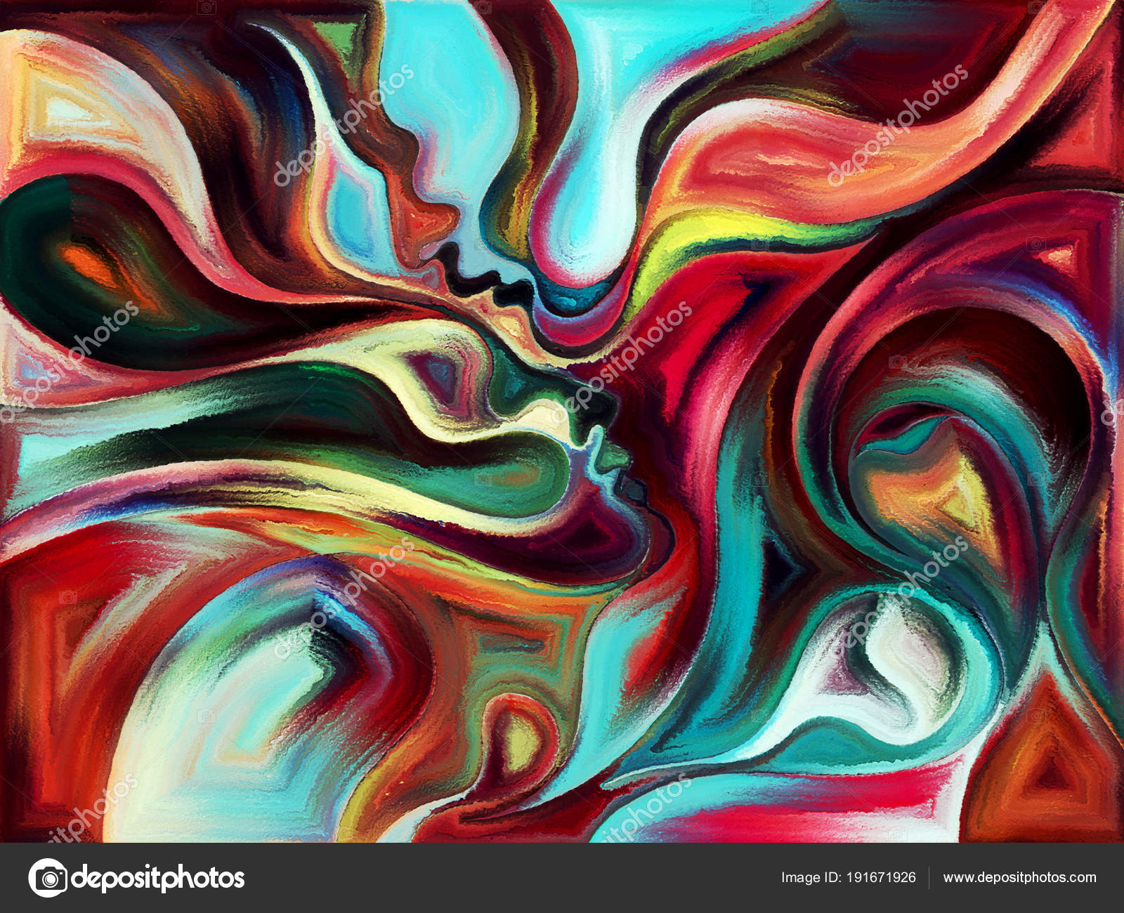 Abstract Love Painting