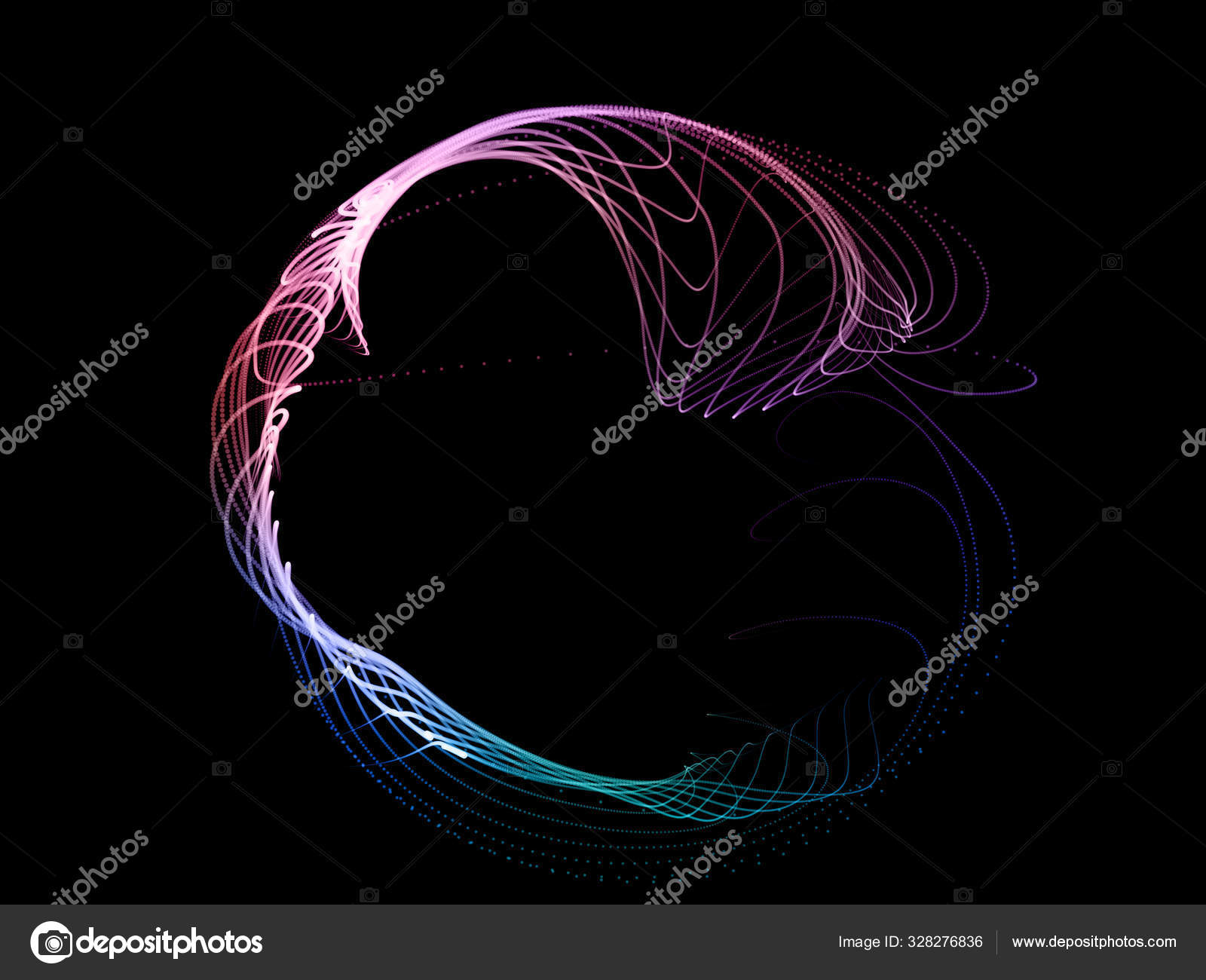 Spherical Particle Swirl Background — Stock Photo © PinkCaat #328276836