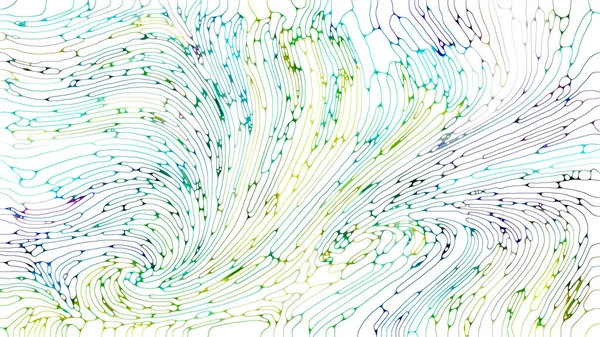 Pattern motion in organic design of background linear elements for ...