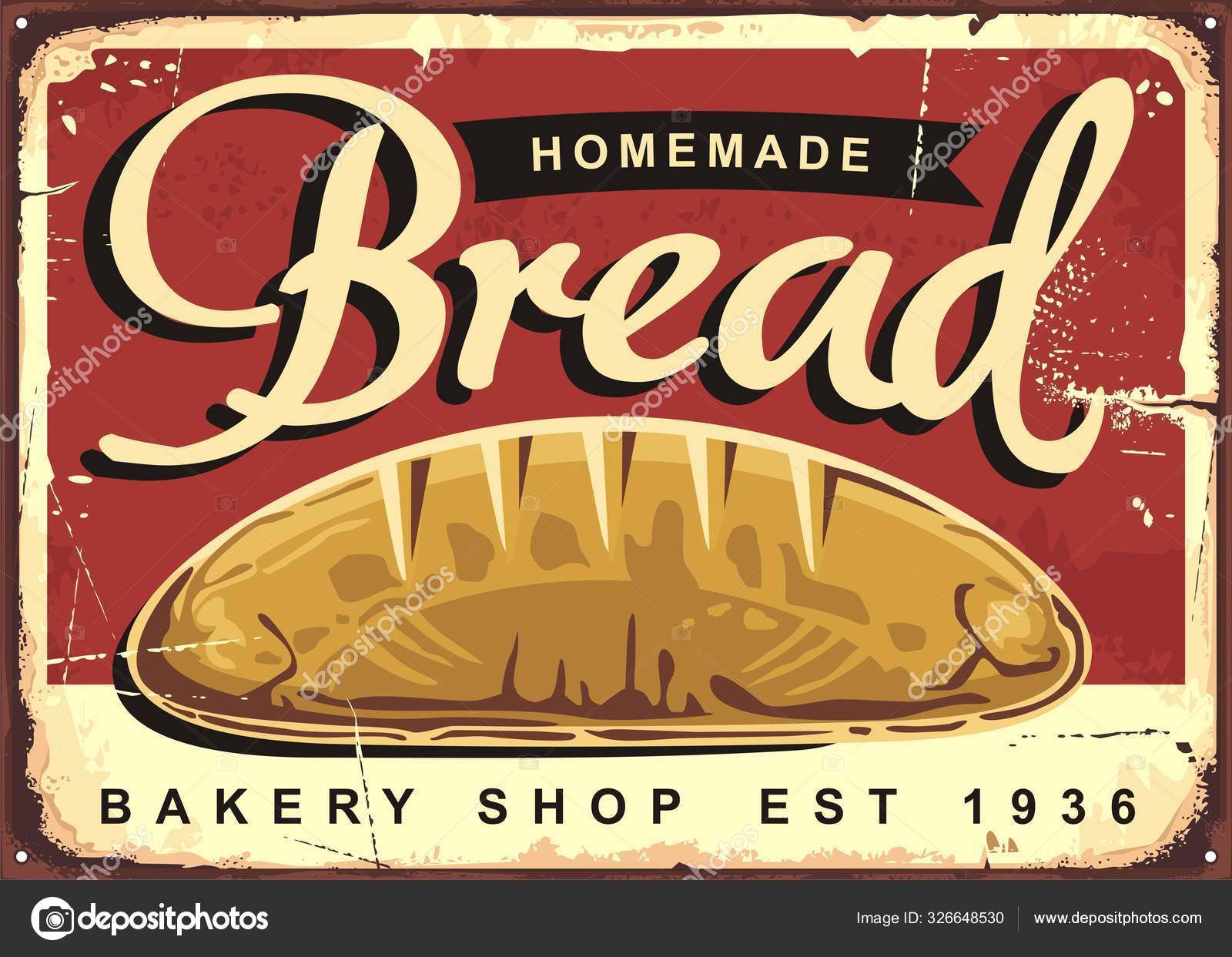 Vintage Bakery Poster