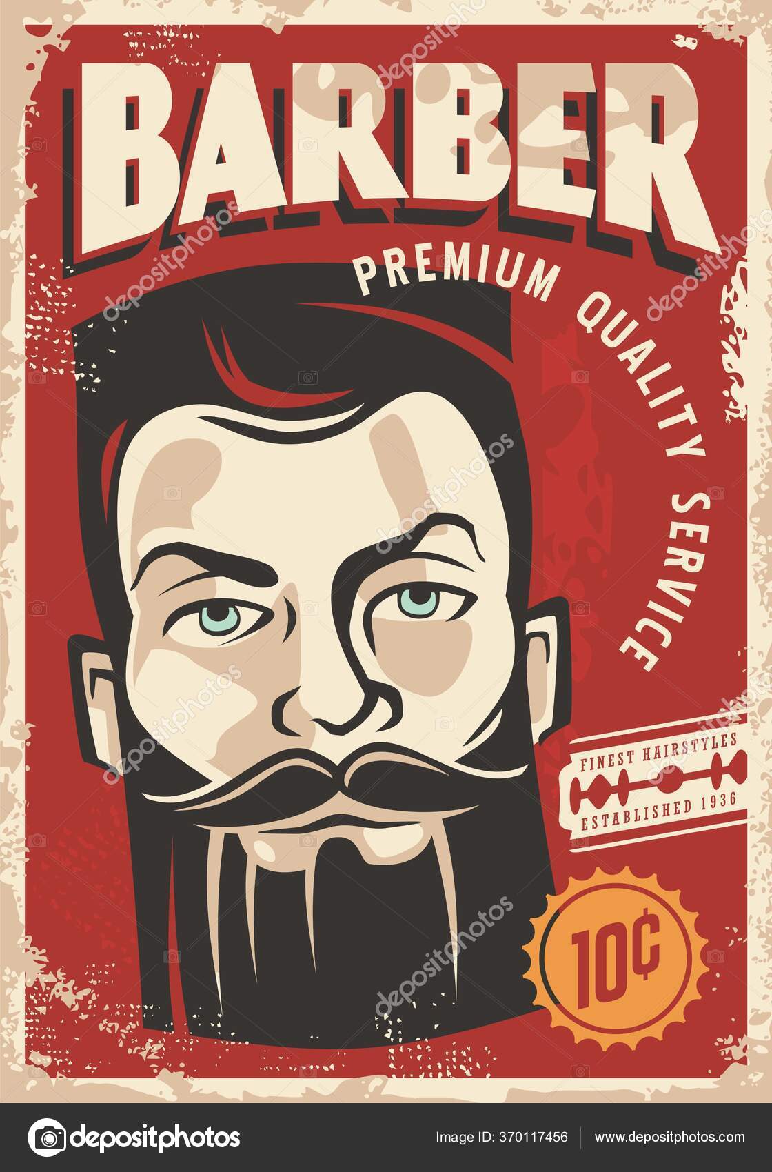 Barber Hairstyle Poster