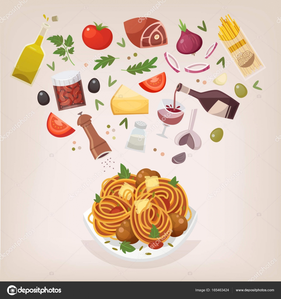 Spaghetti Bolognese Clipart