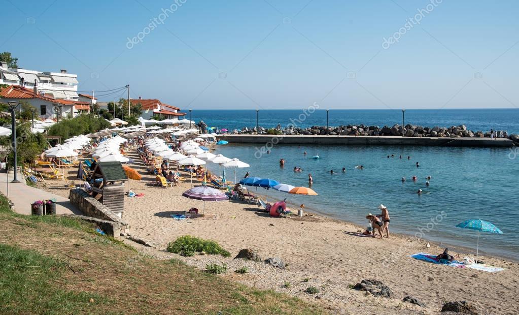 Loutra beach, Kassandra Chalkidiki – Stock Editorial Photo © mpalis ...