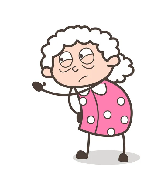 ᐈ Confused old woman stock vectors, Royalty Free confused old person ...