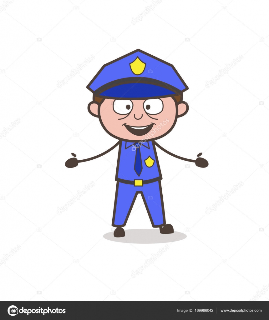 Excited Cartoon Sheriff Expression Vector Stock Vector by ©lineartist ...