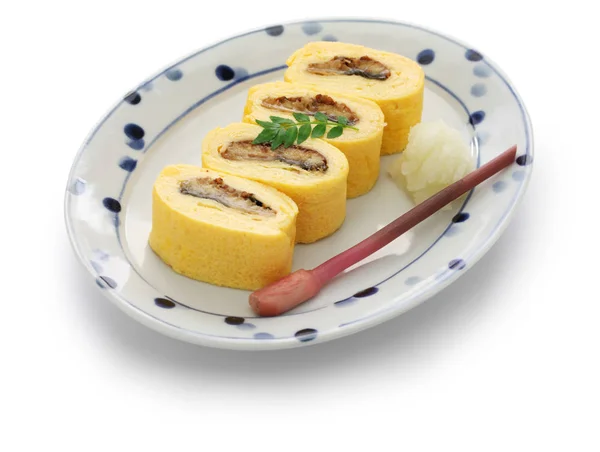 Umaki, japanese eel rolled omelet, japanese cuisine Stock Photo by ...