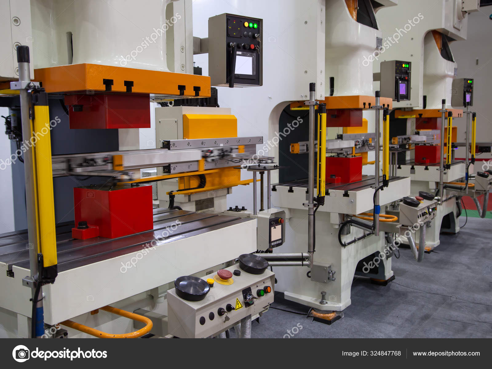 Hydraulic press stamping machine Stock Photo by ©isampuntarat@gmail.com ...