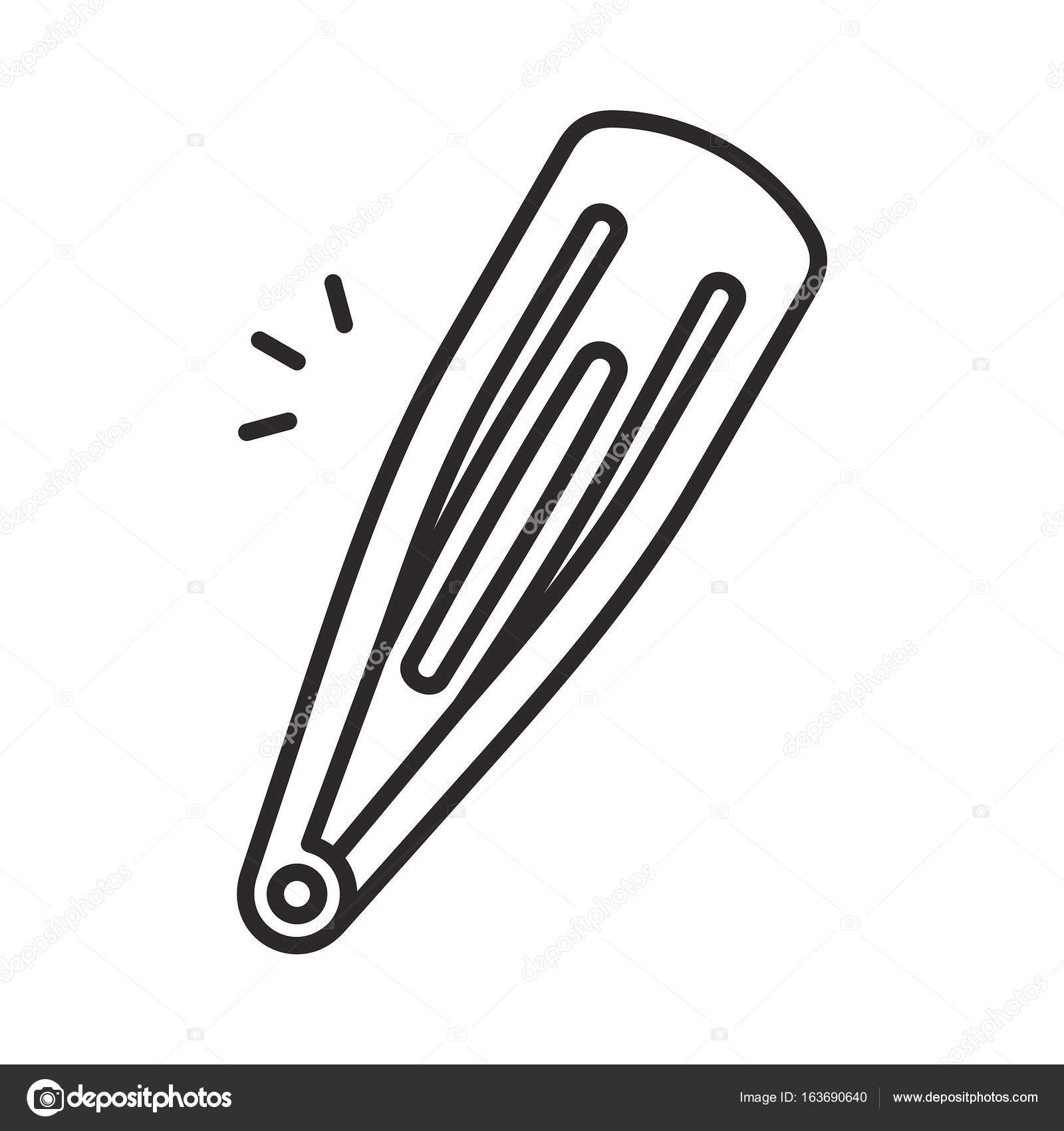 Hairpin vector icon Stock Vector Image by ©NataliiaVolyk #163690640