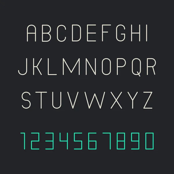 Thin font Vector Art Stock Images | Depositphotos