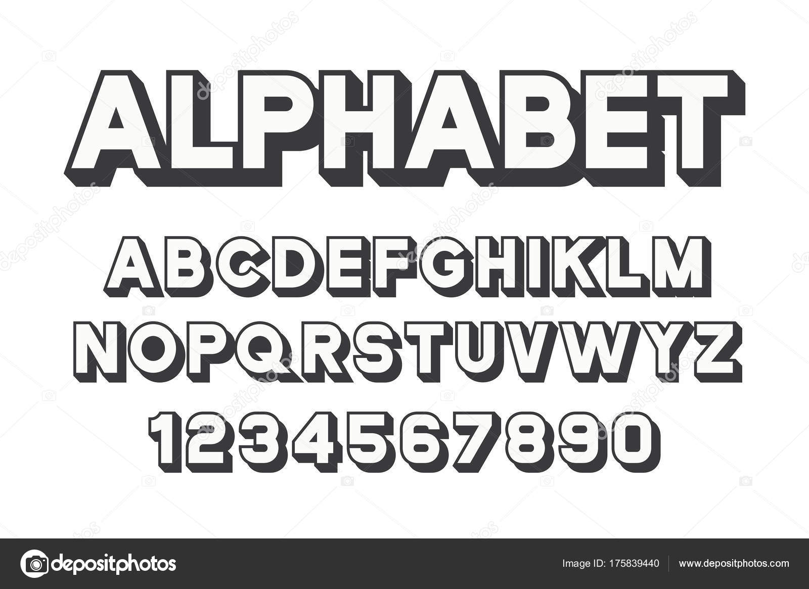 Negro Fuente Alfabeto Vector de Stock de ©NataliiaVolyk 175839440